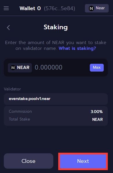 Blog How To Stake The Near Protocol Token Near Via The Nightly Wallet