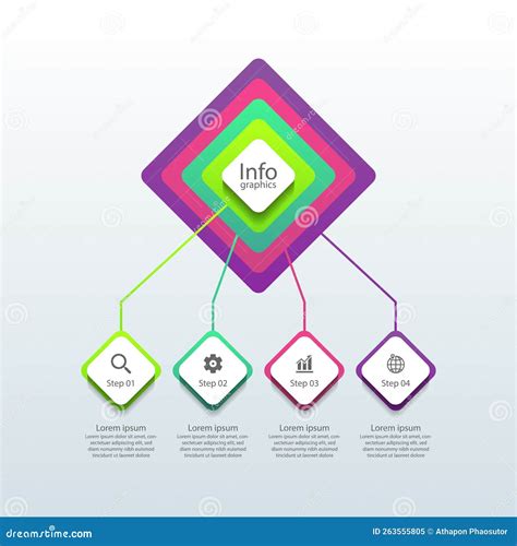 Vector Business Infographics Template Design Stock Vector