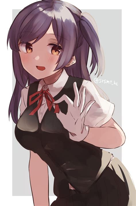 ゆとりの和田 on Twitter RT srsmt kc 萩風かわいいからリボンほどきたい 遅刻です 艦これ版深夜の真剣お絵描き