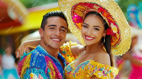 Latino Couple Dancing And Laughing Together At A Social Gathering