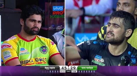 Pro Kabaddi 2018 Highlights Patna Pirates Vs Telugu Titans Pardeep