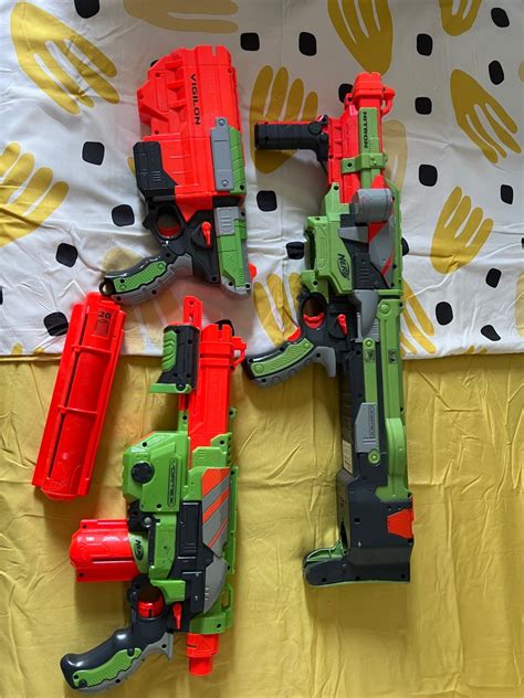 Nerf Vortex Vigilon Nitron Hobbies And Toys Toys And Games On Carousell