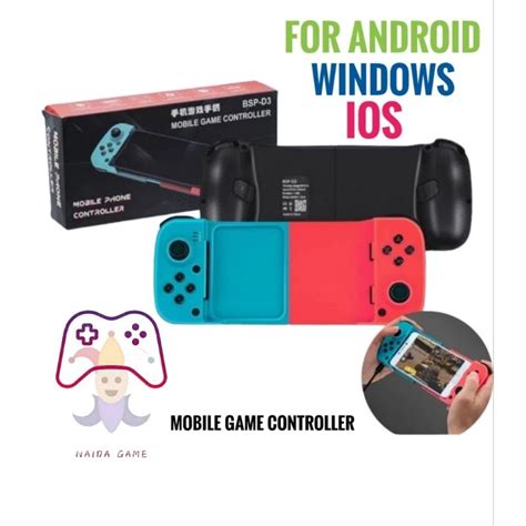 Jual Mobile Gamepad Controller For Android Ios Windows Mobile Phone Controller Boneback Shopee