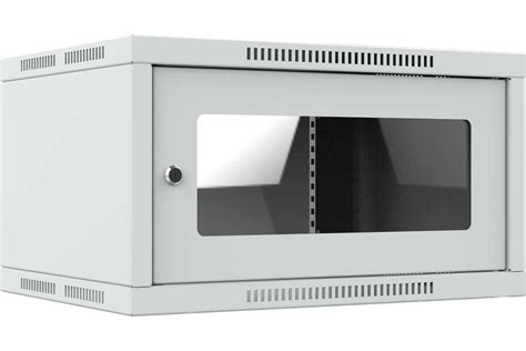 Шкаф телекоммуникационный настенный 44ММ ШТНС-6U-600-650-С-RAL7035 44. ...
