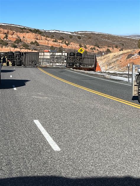 Overturned Semi Caused December 15 Closure Of South Pass Roads Now