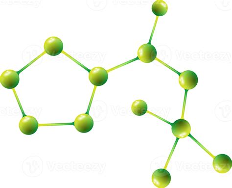 Signo De Modelo De Estructura De Molécula Moléculas En Ciencia Química