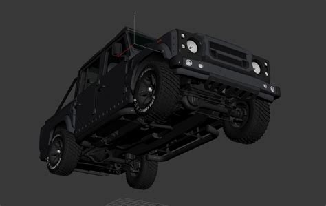 Land Rover Defender D Model Unknown Fbx Max Obj Ds Free D