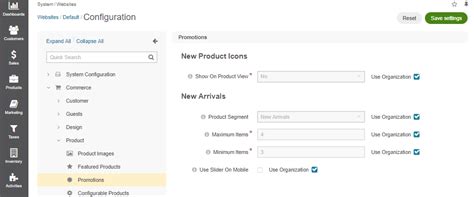 Configure Settings For Product Promotions Per Website Orocommerce