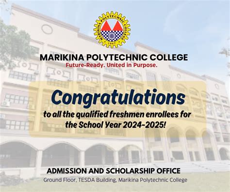 Marikina Polytechnic College Future Ready United In Purpose