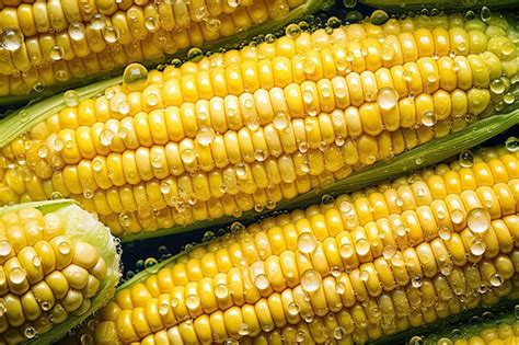 Premium Ai Image Closed Up Image Of Corn Generative Ai