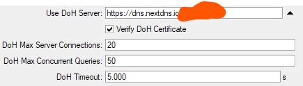 DoH Max Concurrent Queries Reached Ignoring Query DoH Server Connection Error Idle Timeout