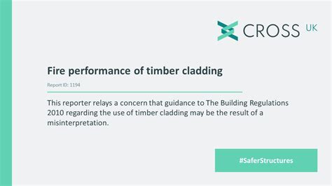 Fire Performance Of Timber Cladding Cross