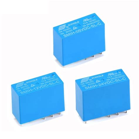10pcs SMIH-05VDC-SL-C SMIH-12VDC-SL-C SMIH-24VDC-SL-C 05 12 24 V Relays ...
