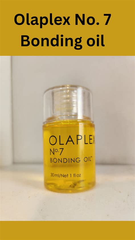 Olaplex No7 Bonding Oil 30 Ml In 2024 Paraben Free Products Oils