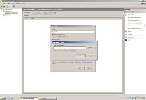 Ad Shot Gyan Configuring Dfsn Distributed File System Namespace