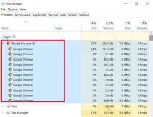 Stop Multiple Chrome Processes From Running In Task Manager