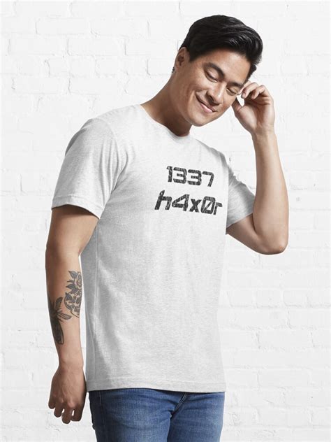 leet haxor 1337 computer hacker t shirt for sale by theshirtyurt