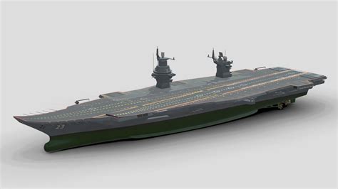 Project 23000e Shtorm Aircraft Carrier Download Free 3d Model By