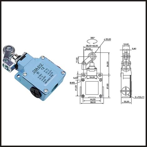 Switch Travel Limit Switch Electrical Safety Key Interlock Switch