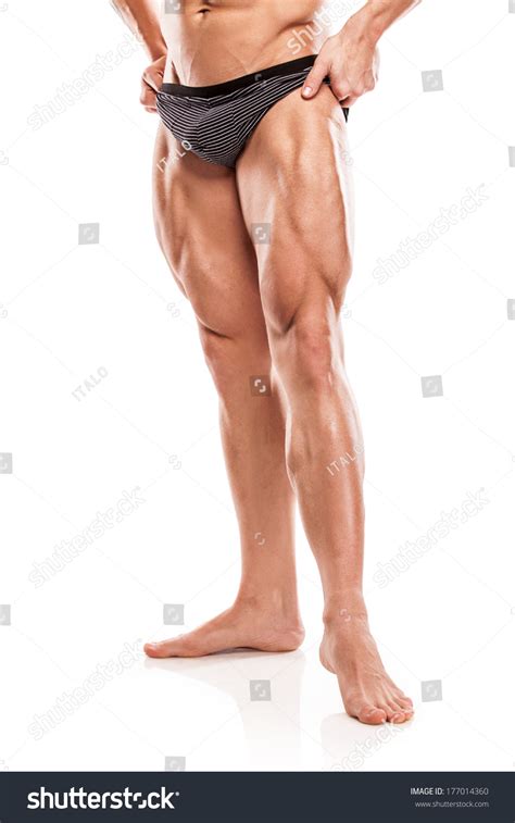 Strong Athletic Man Fitness Model Torso Stock Photo Shutterstock