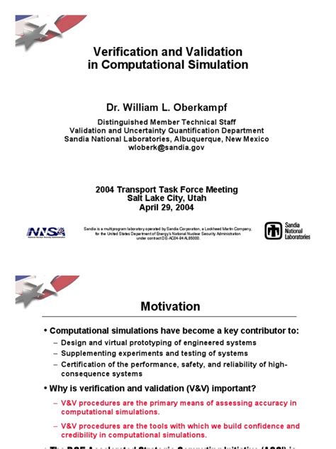 verification and validation in cfd simulation pdf partial