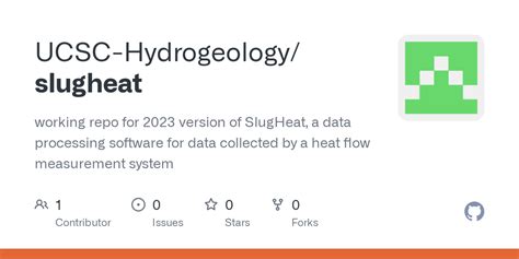 Github Ucsc Hydrogeology Slugheat Working Repo For Version Of