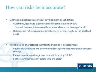Calibration of risk prediction models: decision making with the lights on or off? | PPTX
