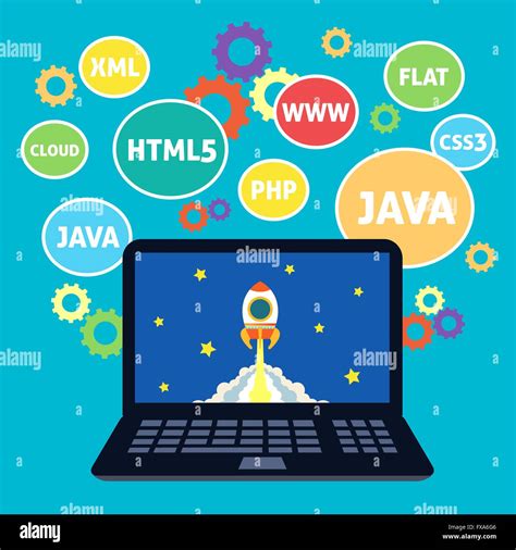 web design coding stock vector image and art alamy