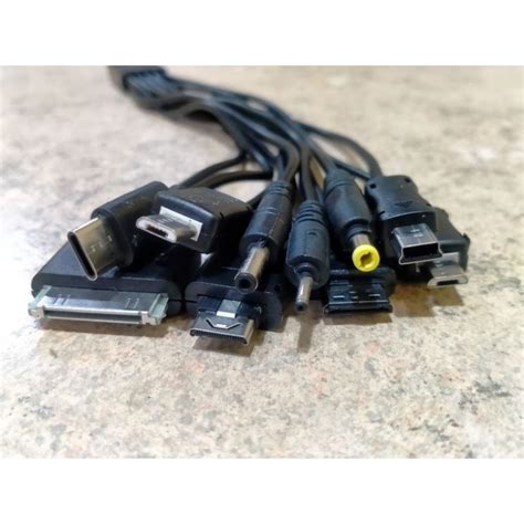 Jual Kabel Charger Cabang 10in1 Kabel Cumi Universal Multifungsi 10