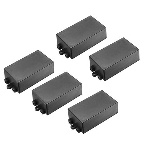 Uxcell Pcs X X Mm Electronic Plastic DIY Junction Box Enclosure Case Black Amazon In