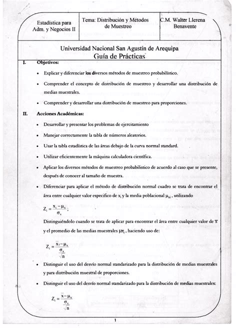 Planteo De Ejercicios Estadistica Ejercicios De Fundamentos De