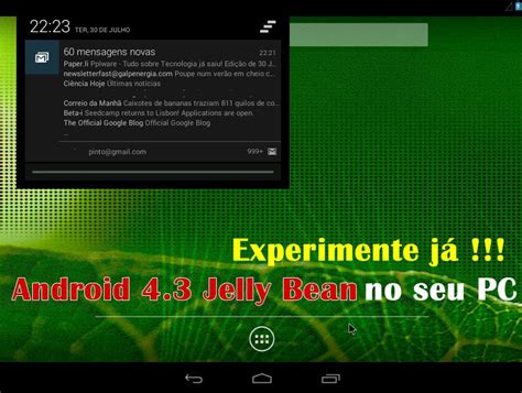 Experimente já o Android Jelly Bean no seu PC