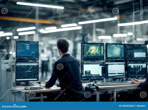 System Data Time Factory Analyzing Monitoring Smart Real Engineers Technology Innovation Quality