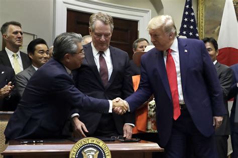 Washington Et Tokyo Concluent Un Accord Commercial Avantageux Pour Les
