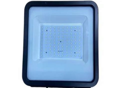 Aluminium Pure White 100 W LED Flood Light For Outdoor IP Rating