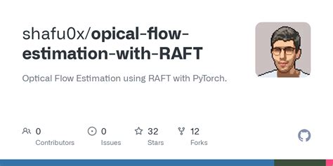 github shafu0x opical flow estimation with raft optical flow