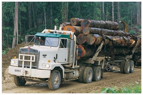 Kenworth C Logging Equipment Road Train Heavy Duty Trucks Kenworth Trucks Haulage Built