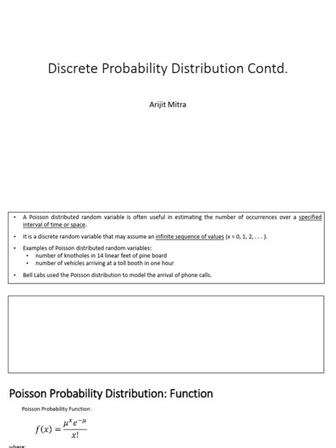Session 7 Discrete Probability Distribution Contd 2 Pdf