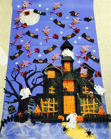 20 Easy And Spooktacular Diy Halloween Bulletin Board Ideas Recipemagik