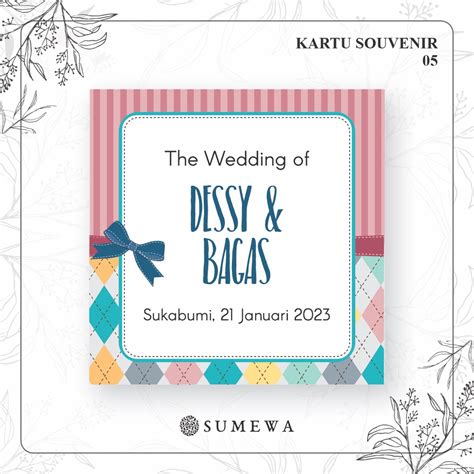 Jual Kartu Souvenir Kupon Souvenir Kartu Ucapan Terima Kasih