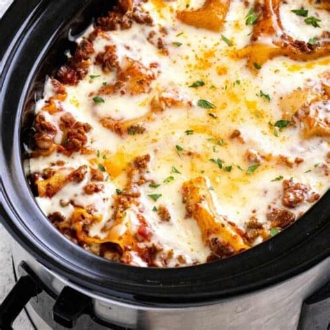 Crockpot Lasagna Recipe Jessica Gavin