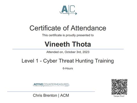 Vineeth T On Linkedin Leveling Up My Cyber Threat Hunting Skills I