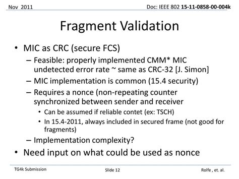 Submission Title Mpdu Fragmentation Format Refinement Ideas Ppt