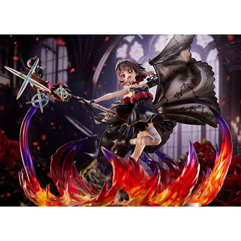 Konosuba Megumin The Black Rose Dress Version F Nex 1 7 Scale Statue