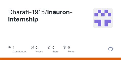 Github Dharati 1915ineuron Internship