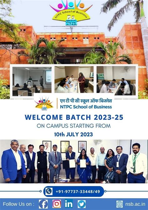 Nsb Ntpc School Of Business On Linkedin School Business Energy Pgdm