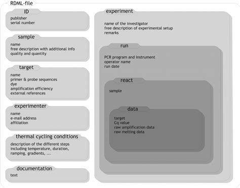 Schematic Representation Of The RDML XML Schema Download Scientific Diagram