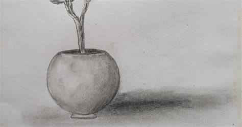 Flowerpot Drawing And Pencil Shading Tutorial Part 3