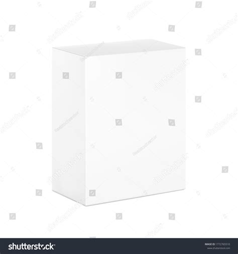 현실적인 판지 포장 상자들 모형 흰색 스톡 벡터로열티 프리 1772765510 Shutterstock