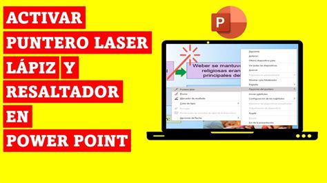 Activar Puntero Laser Lapiz Y Resaltador En Presentaciones De Power